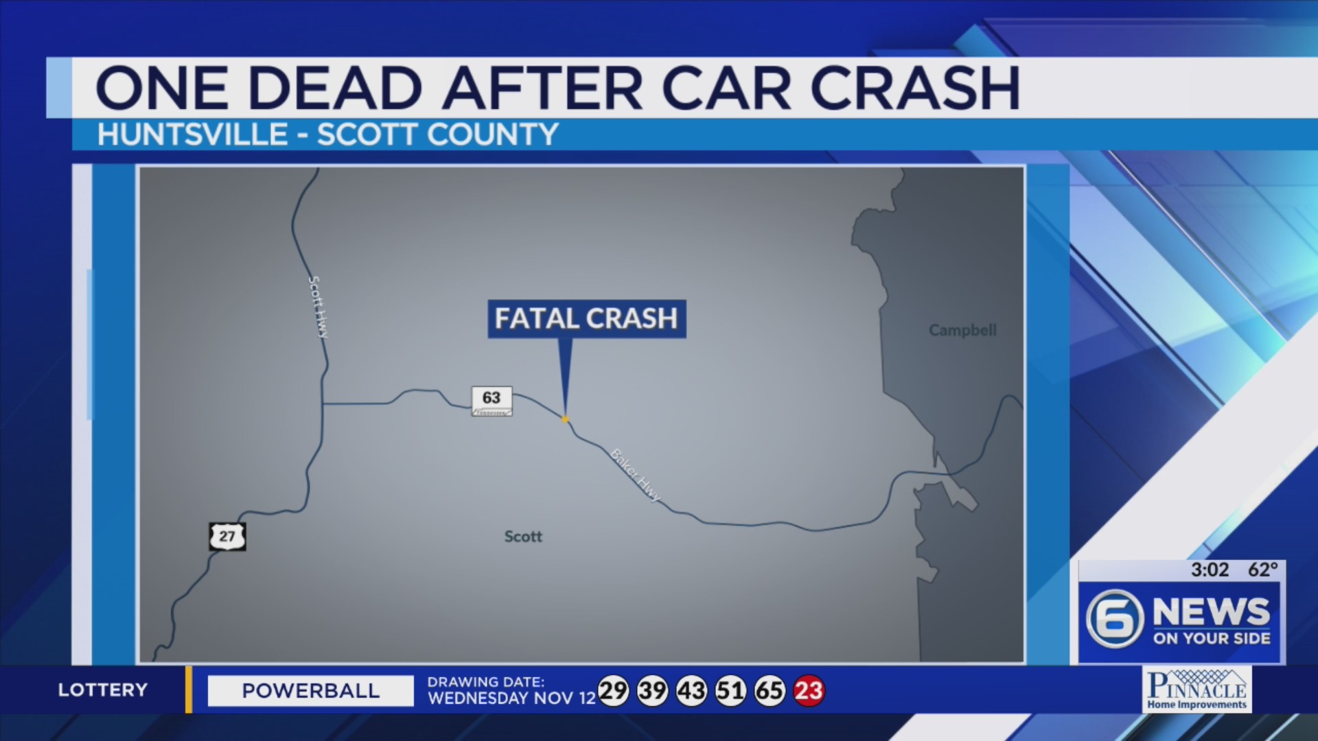 67-year-old woman dead after crash in Scott County