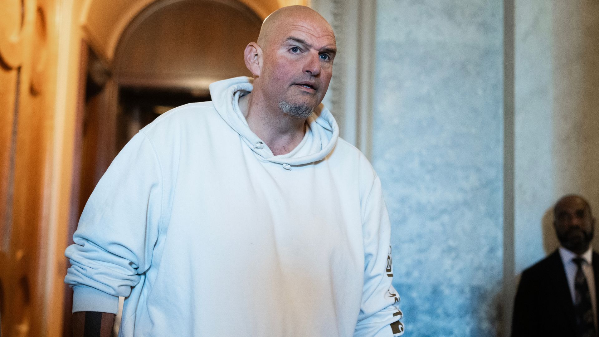 Sen. Fetterman hospitalized after sustaining injuries from fall