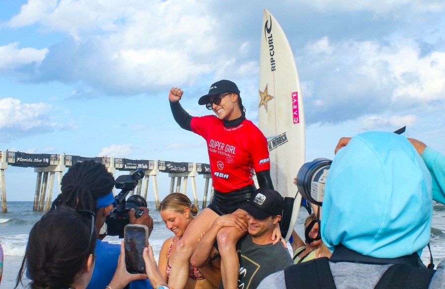 Encinitas surfer claims top spot in region with another Super Girl Surf ...