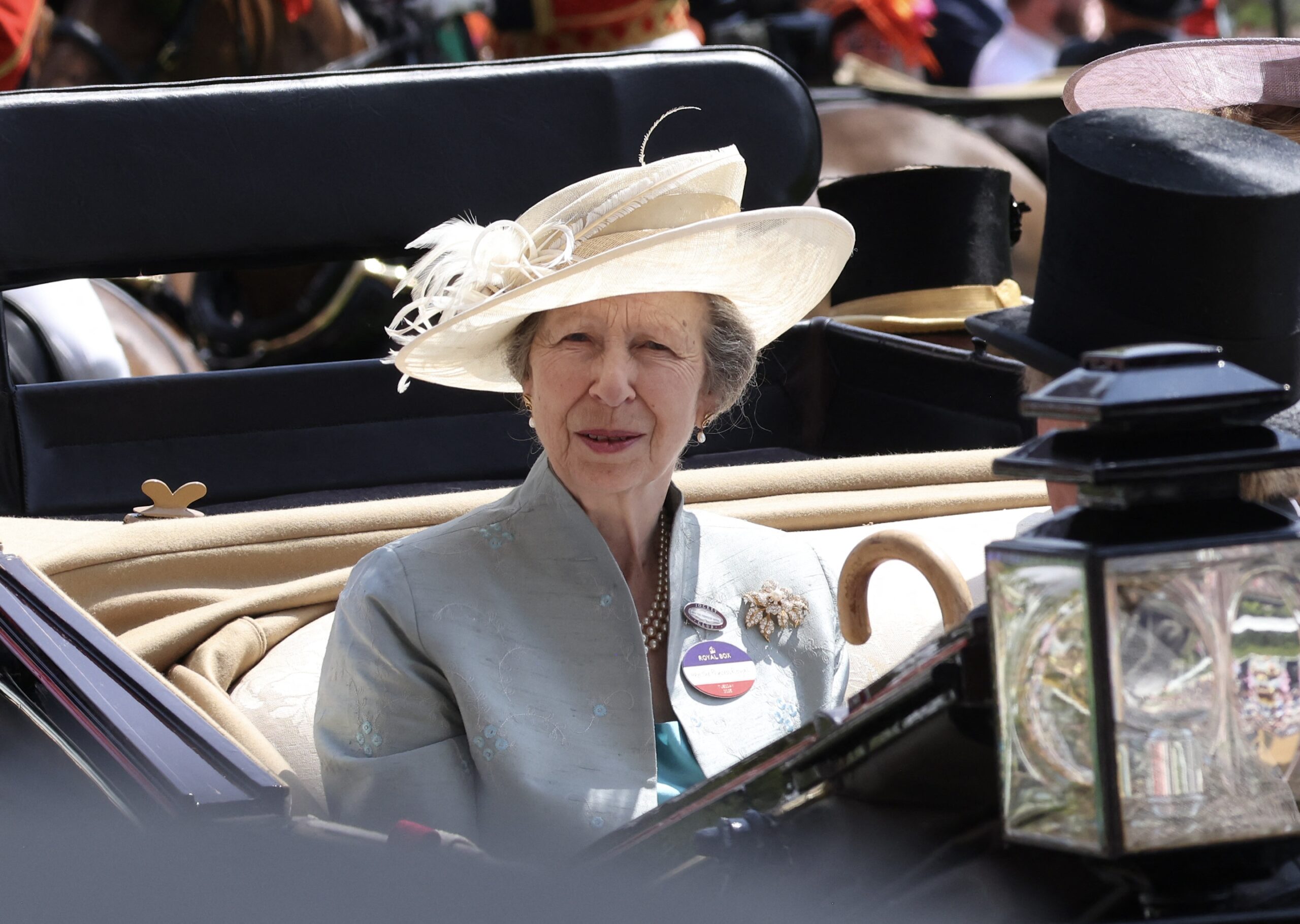 Princess Anne draws praise for surprise move at airport