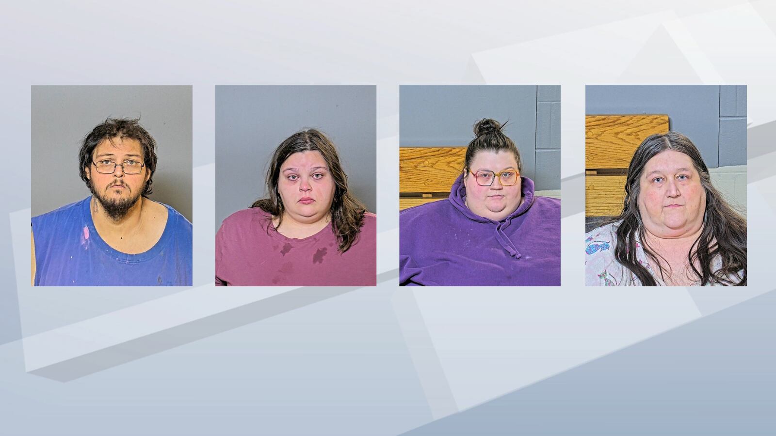 Four arrested after discovery of 14-year-old girl weighing 35 pounds ...