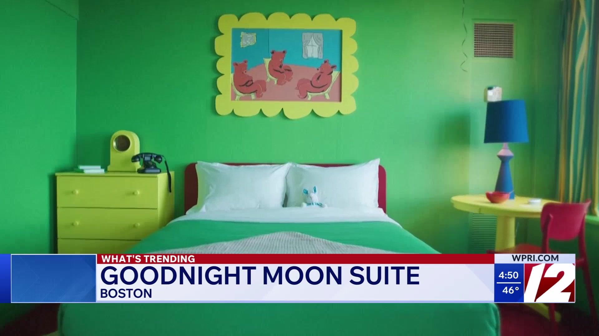 Boston hotel offers immersive ‘Goodnight Moon’ room experience