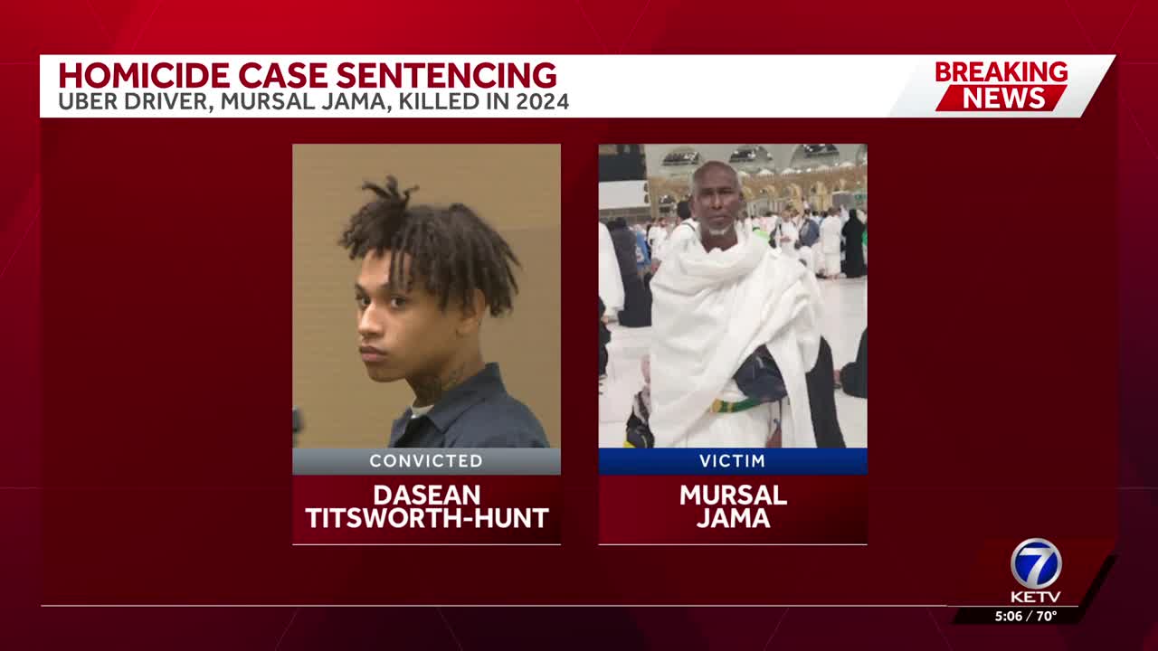Teen sentenced to decades behind bars in Uber driver's death