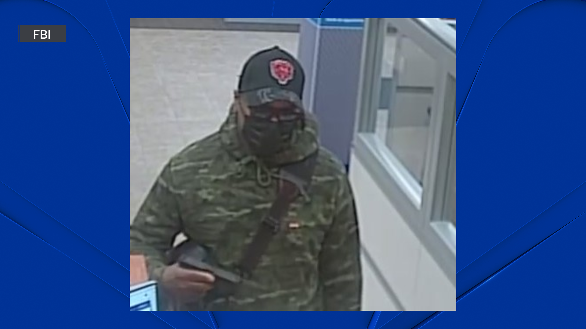 FBI releases images of man wanted for bank robbery in western suburb of ...