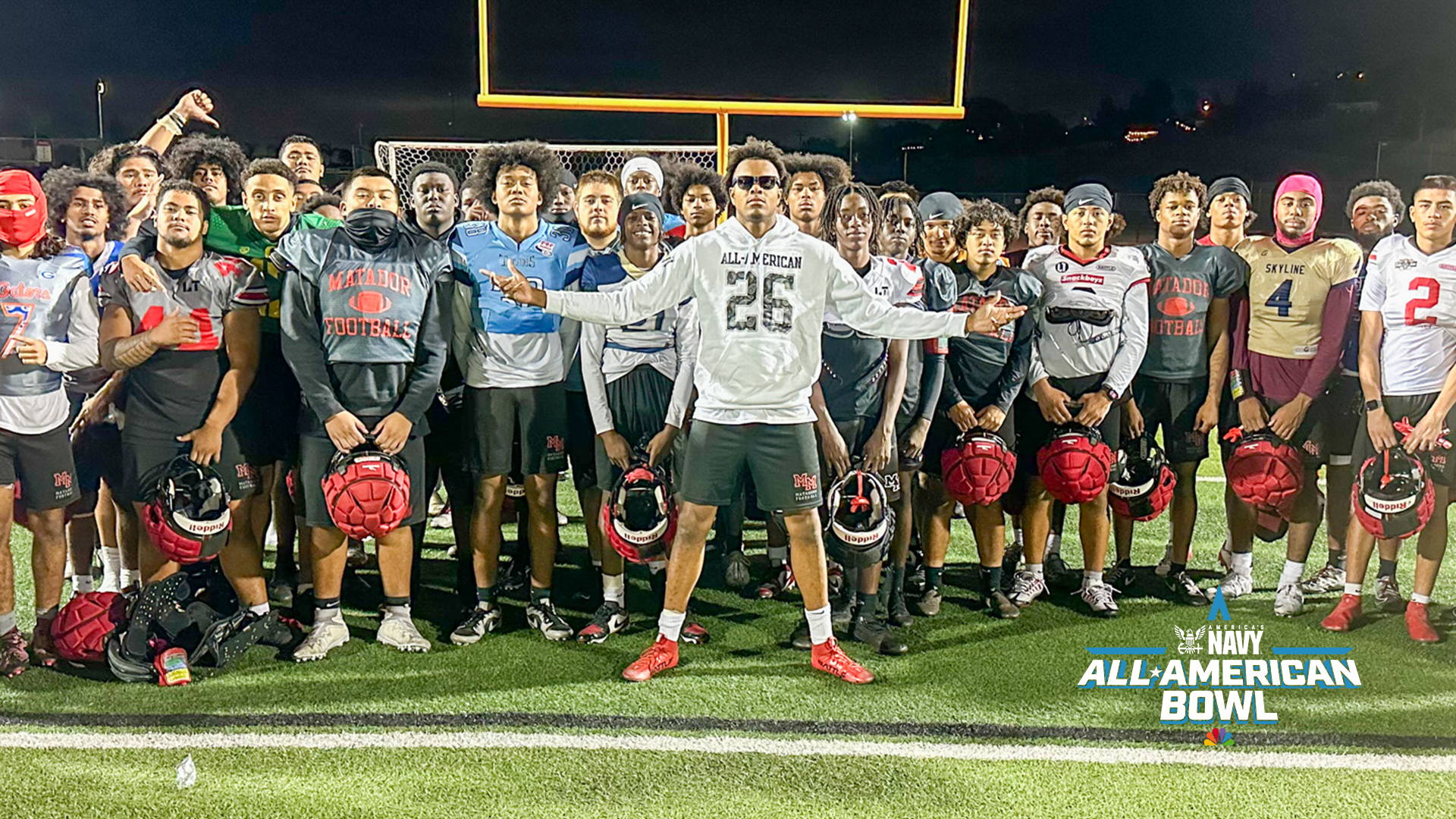 Five-Star Brandon Arrington Honored as a 2026 Navy All-American