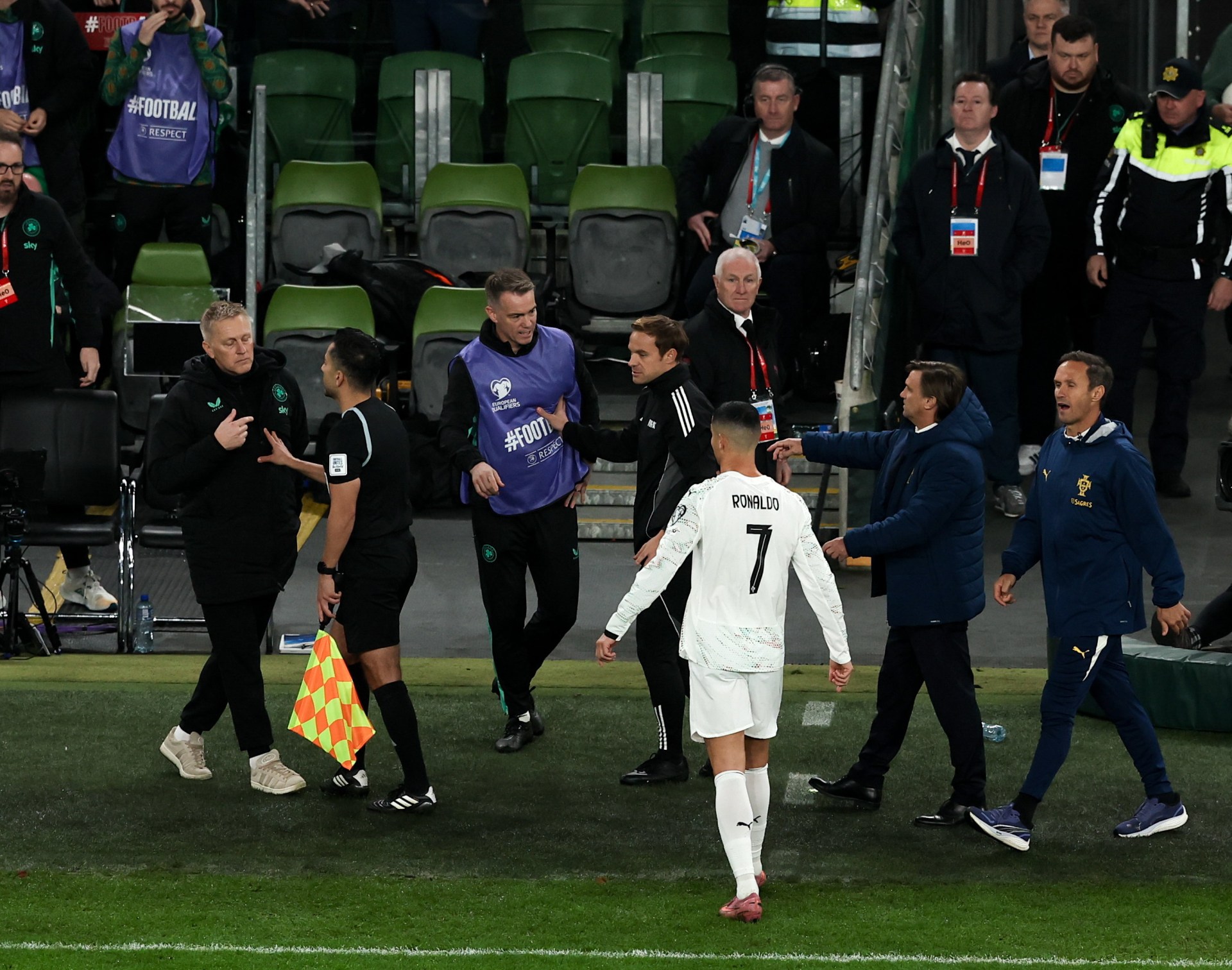 Ireland boss reveals what 'silly' Ronaldo said