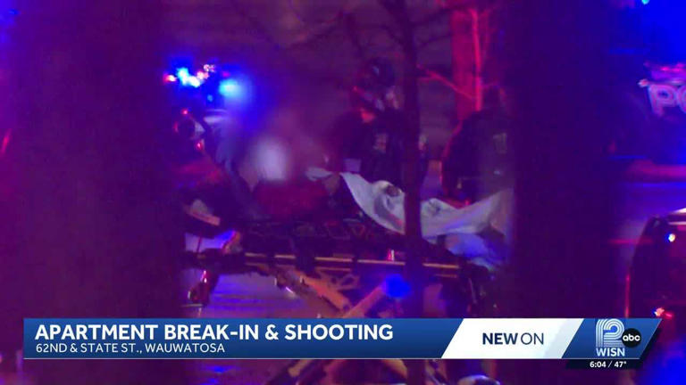 Police search for suspect in Wauwatosa break-in, double shooting