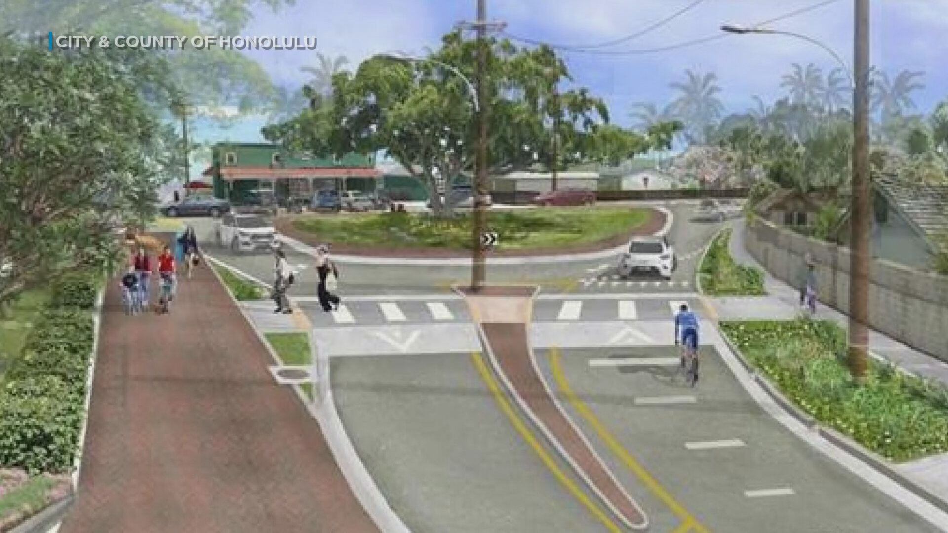 Blessing ceremony held for long-awaited Kailua roundabout