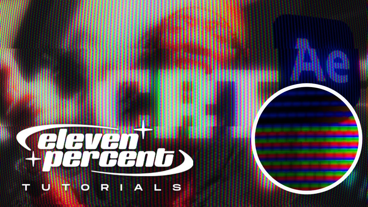 Create CRT TV Screen Lines Glitch Effect – After Effects Tutorial