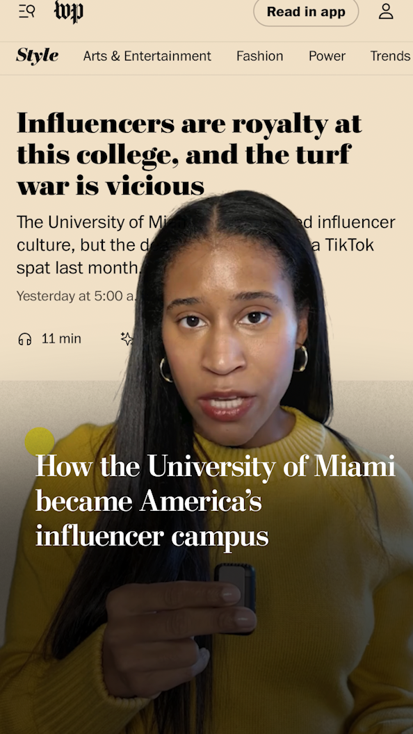 How the University of Miami became an influencer hotspot