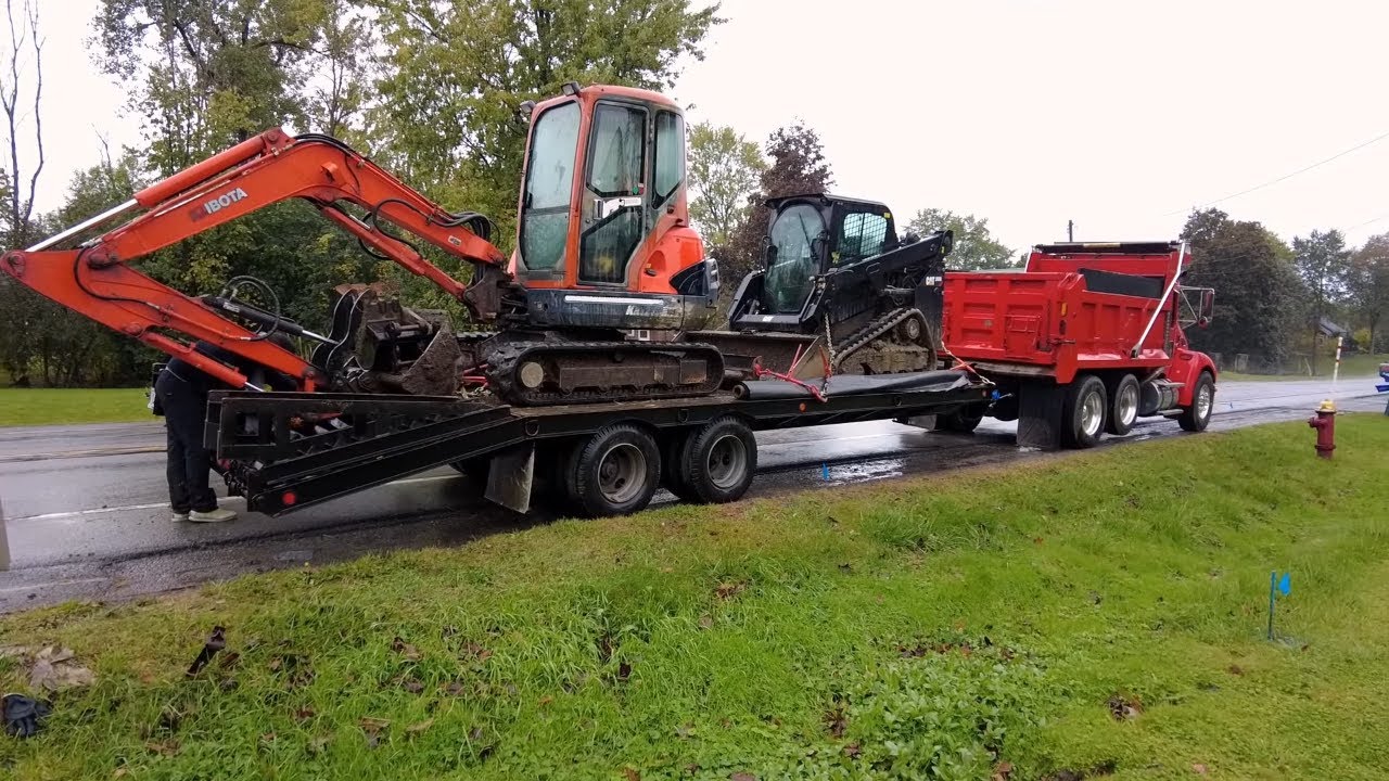 Excavator & Cat Skid Steer Driveway Project