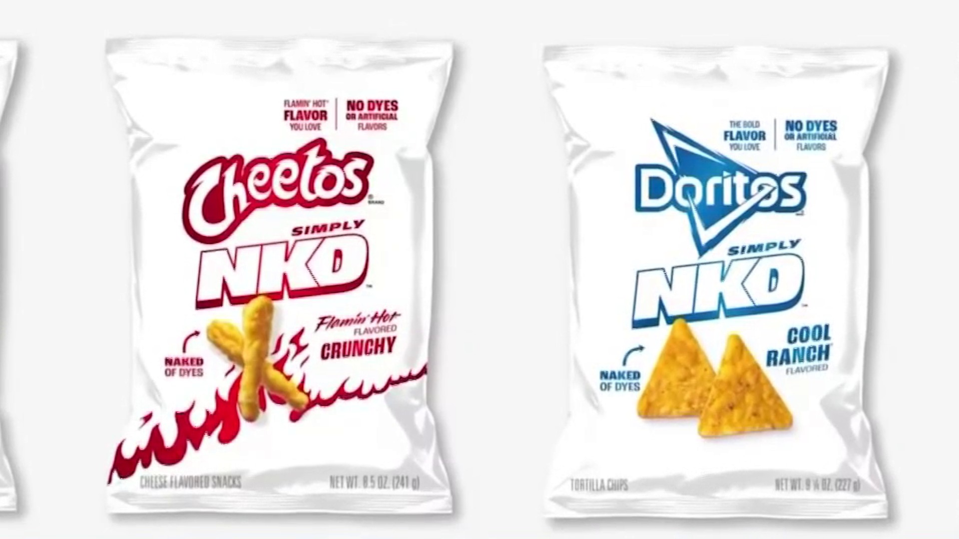 Doritos and Cheetos go 'naked' with removal of artificial dyes and flavors