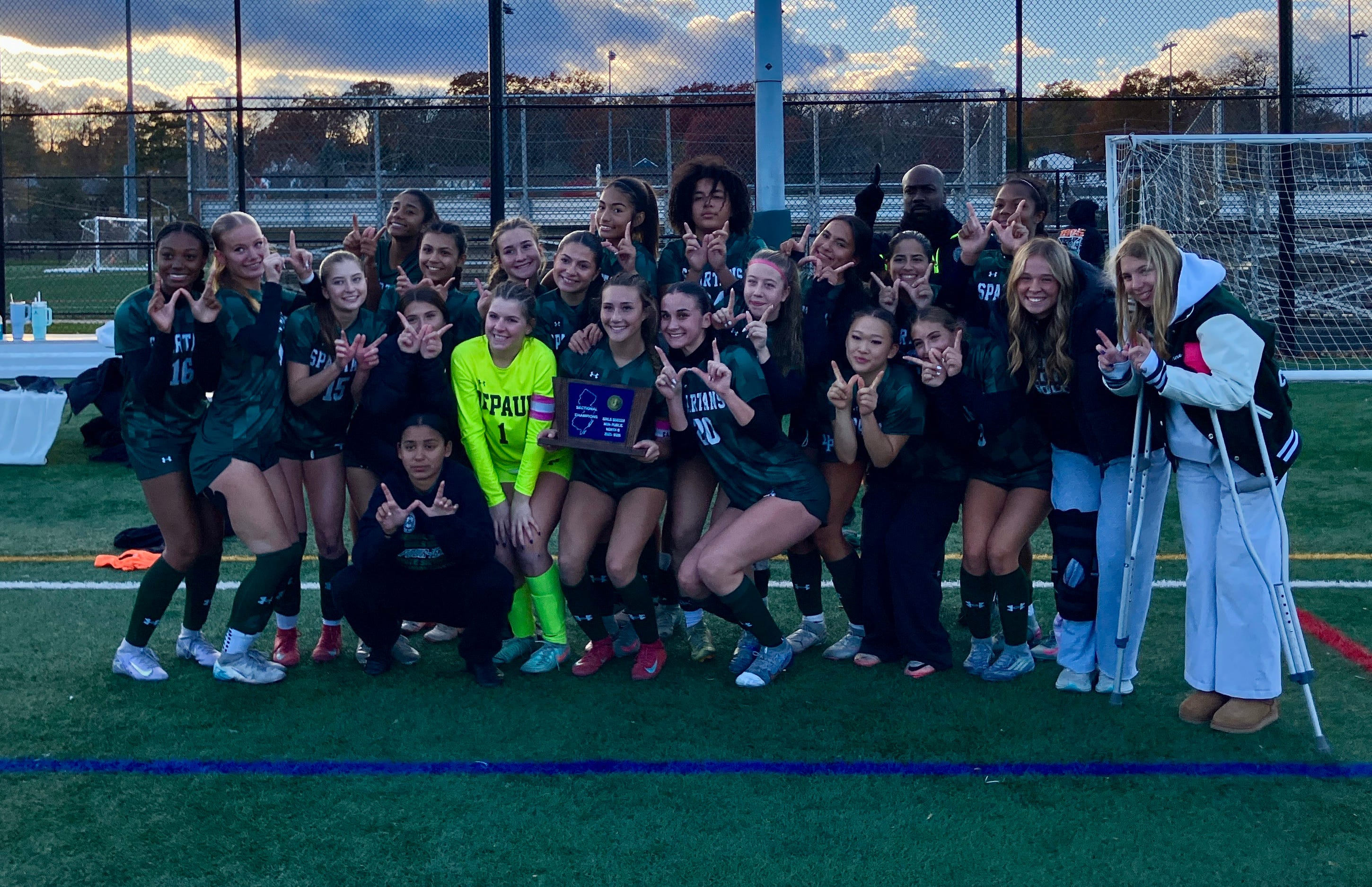 DePaul girls soccer wraps up seventh consecutive sectional title