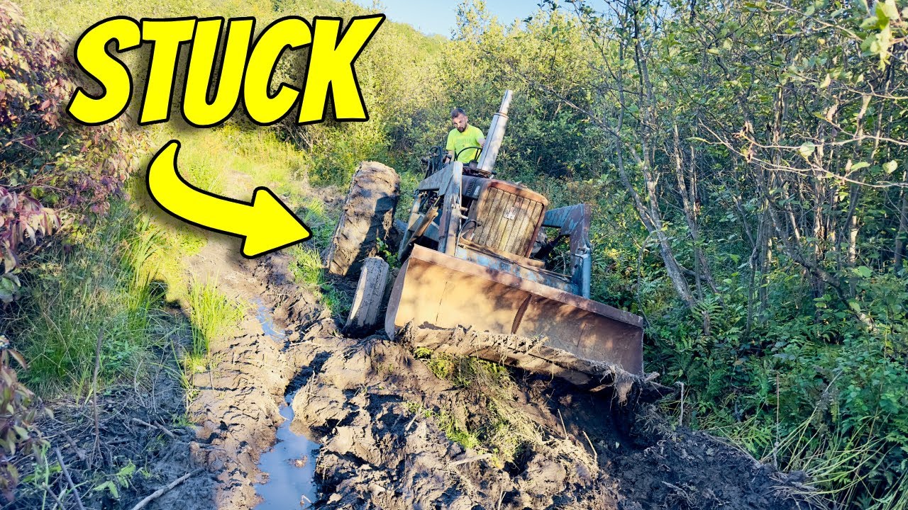 Tractor Rescue: Stuck in Deep Mud!