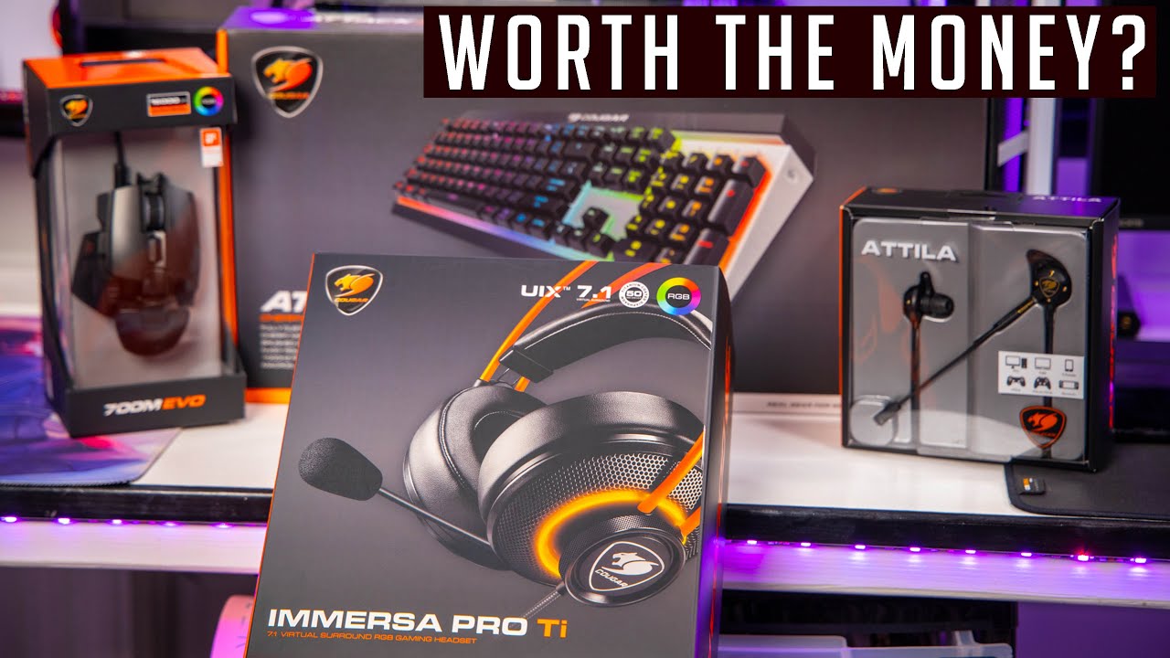 Cougar peripheral roundup 2020 - Two headsets, a mouse and keyboard!