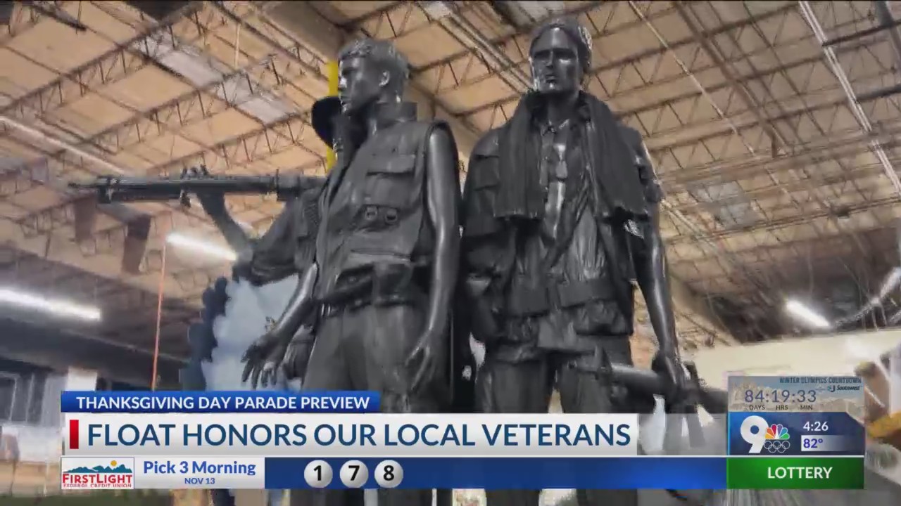 Behind the scenes: Veteran floats will feature real veterans