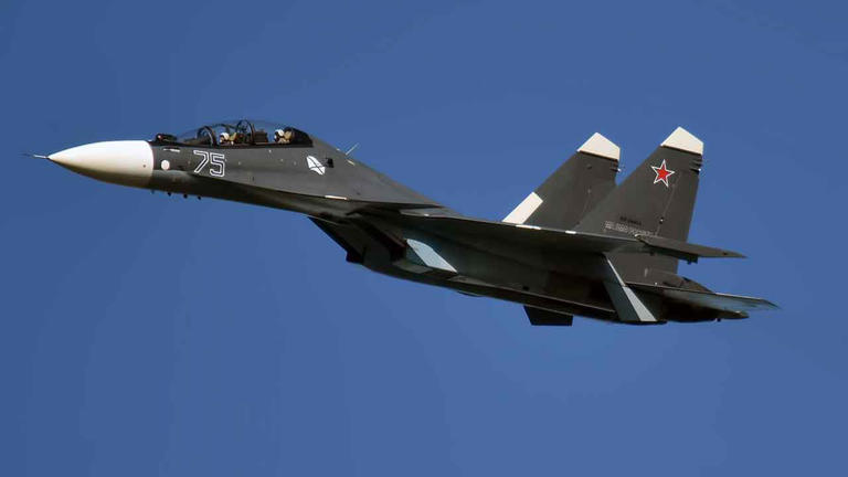 Russian Su-30SM Fighter Jet Crashes in Forested Area in Karelia