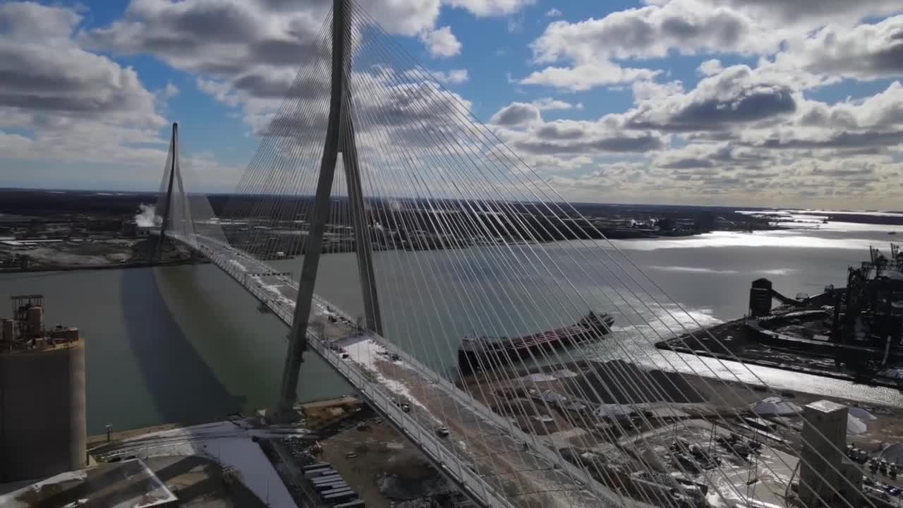 As the Gordie Howe International Bridge nears completion, we visited ...