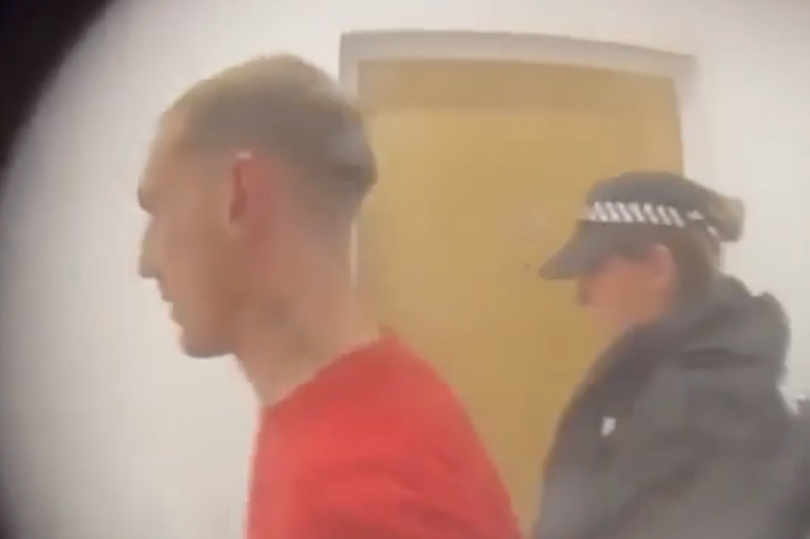 Footage shows Marc Webley's killer and girlfriend arrested by armed ...