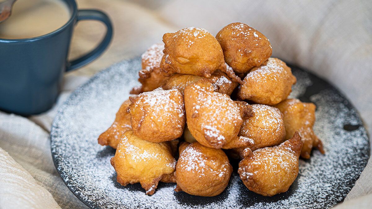 El secreto de los buñuelos de manzana con pocos ingredientes que no vas ...