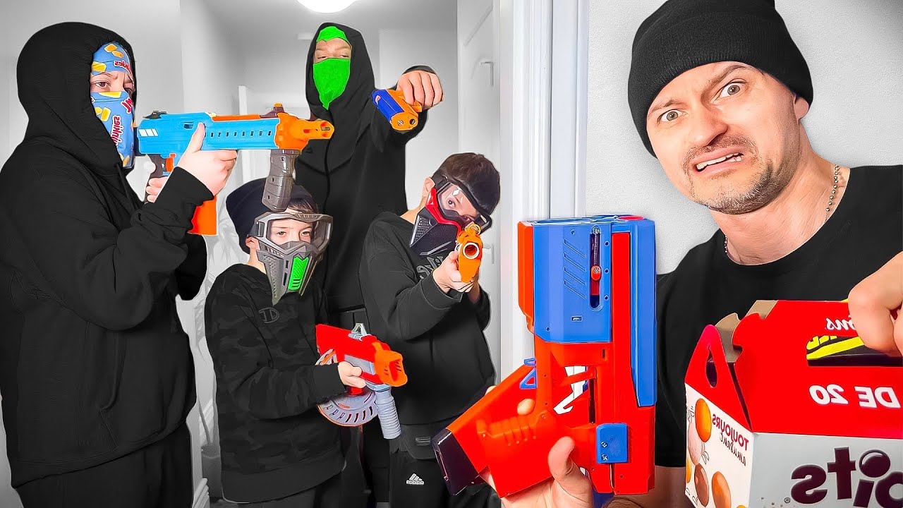 Nerf war: Evil squad attack!