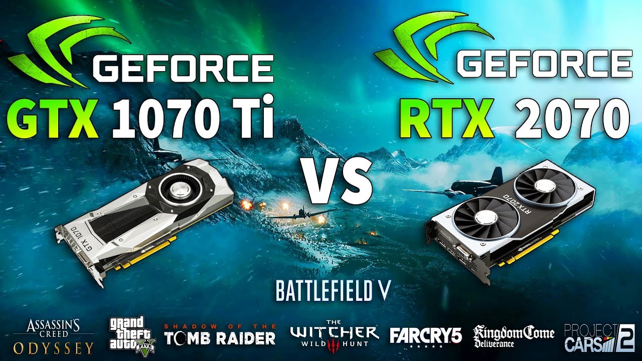 RTX 2070 vs GTX 1070 Ti test in 8 games 1440p