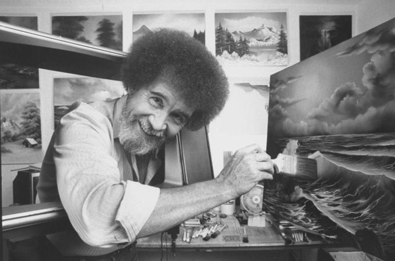 More Bob Ross paintings go to auction to raise money for public ...