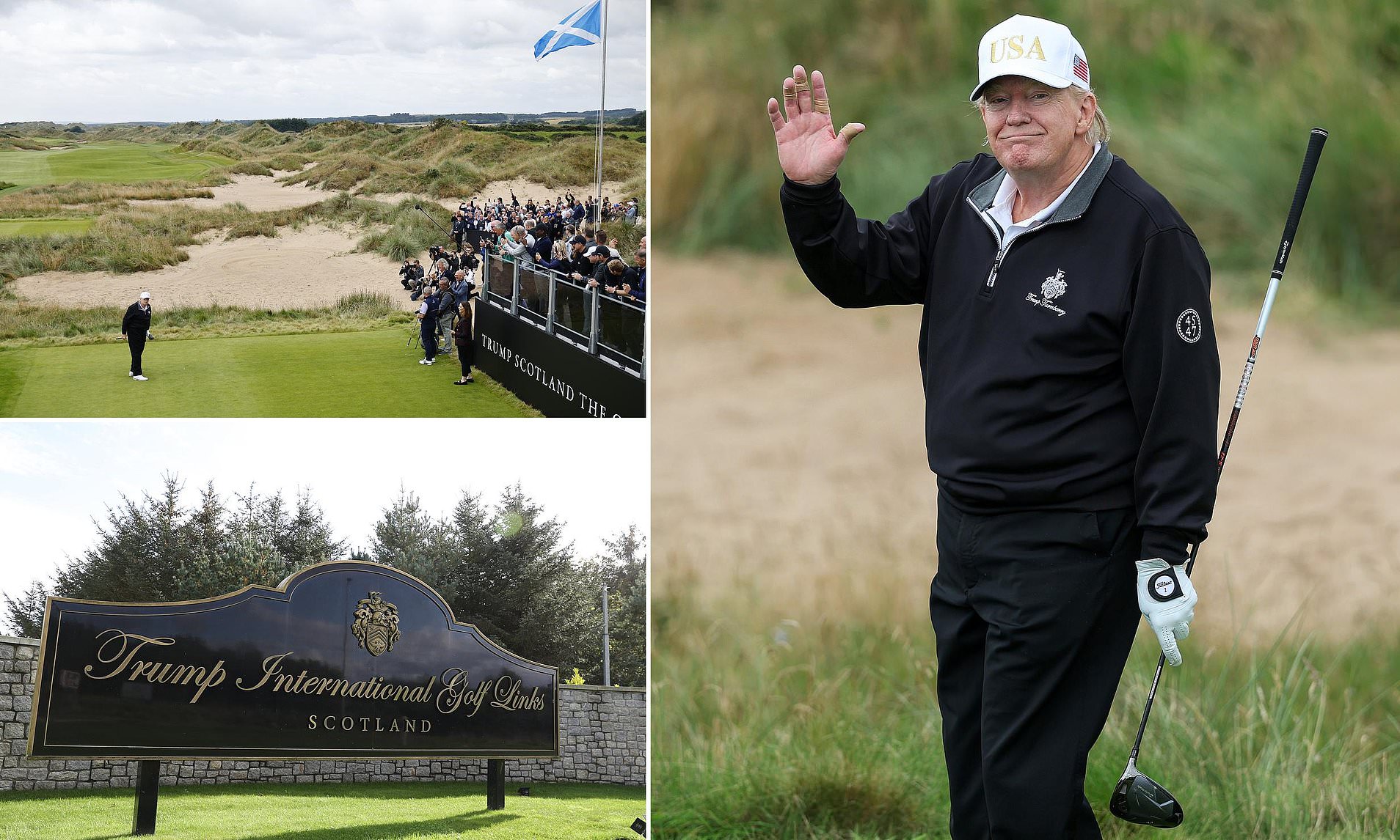 Donald Trump's Scottish course wins three top accolades at the annual ...