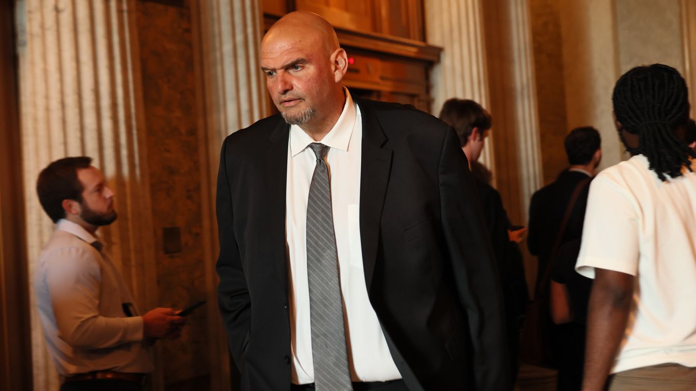 Fetterman hospitalized after heart issue, fall