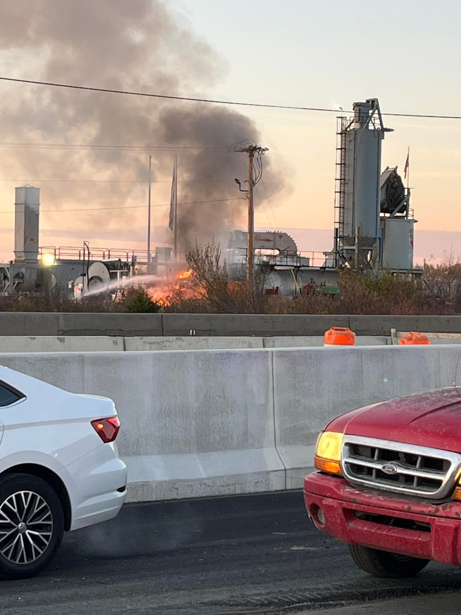 Portion of Interstate 70 closed early Thursday morning after oil tanker ...