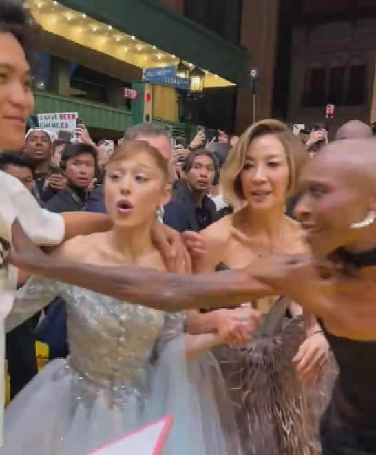 Man who rushed Ariana Grande at Wicked red carpet sentenced to nine ...