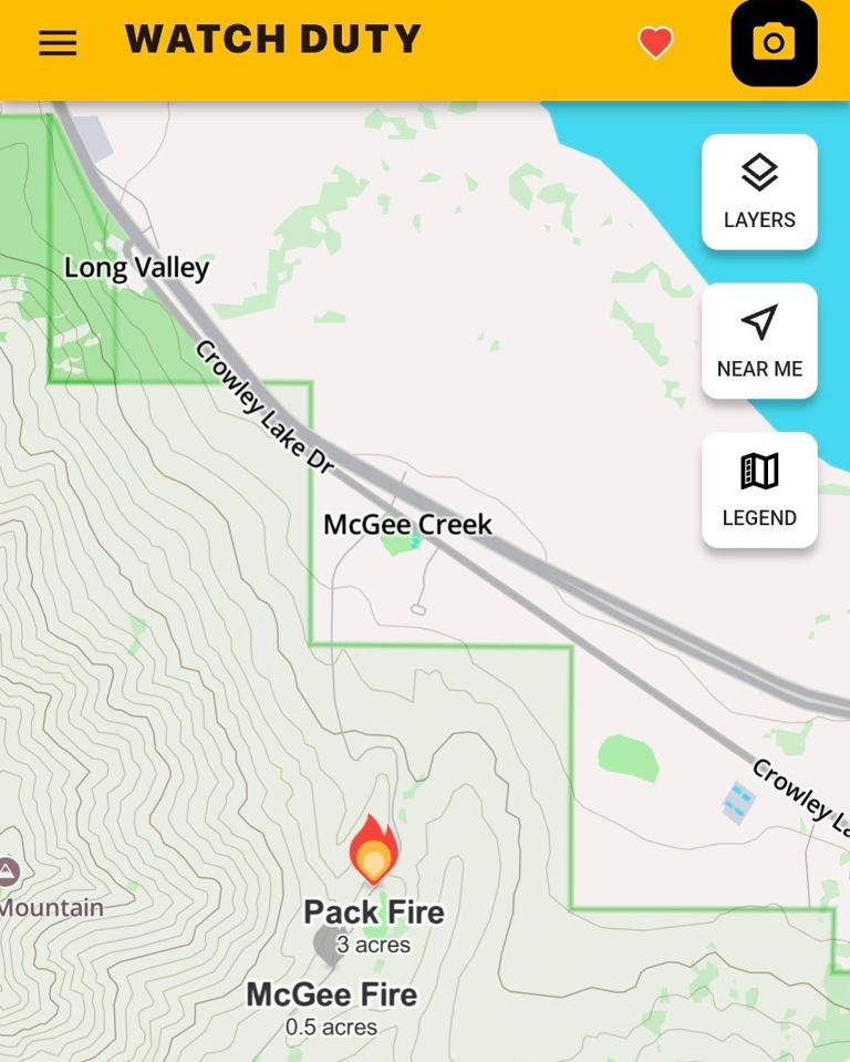 Mammoth Lakes fire: Evacuation orders for Crowley Lake, McGee Creek ...