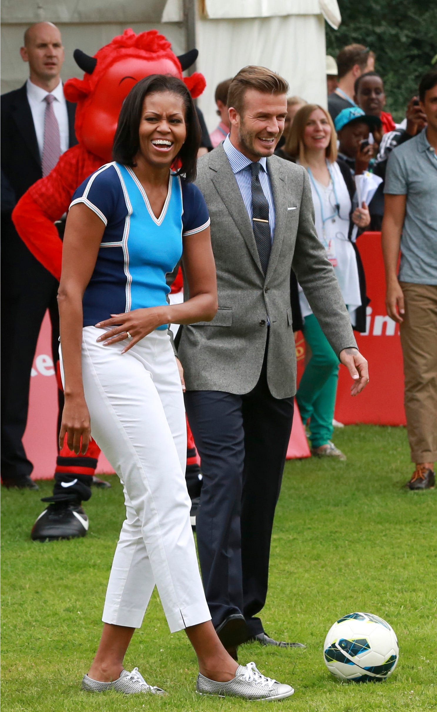 A political statement? Michelle Obama talks fashion as first lady.