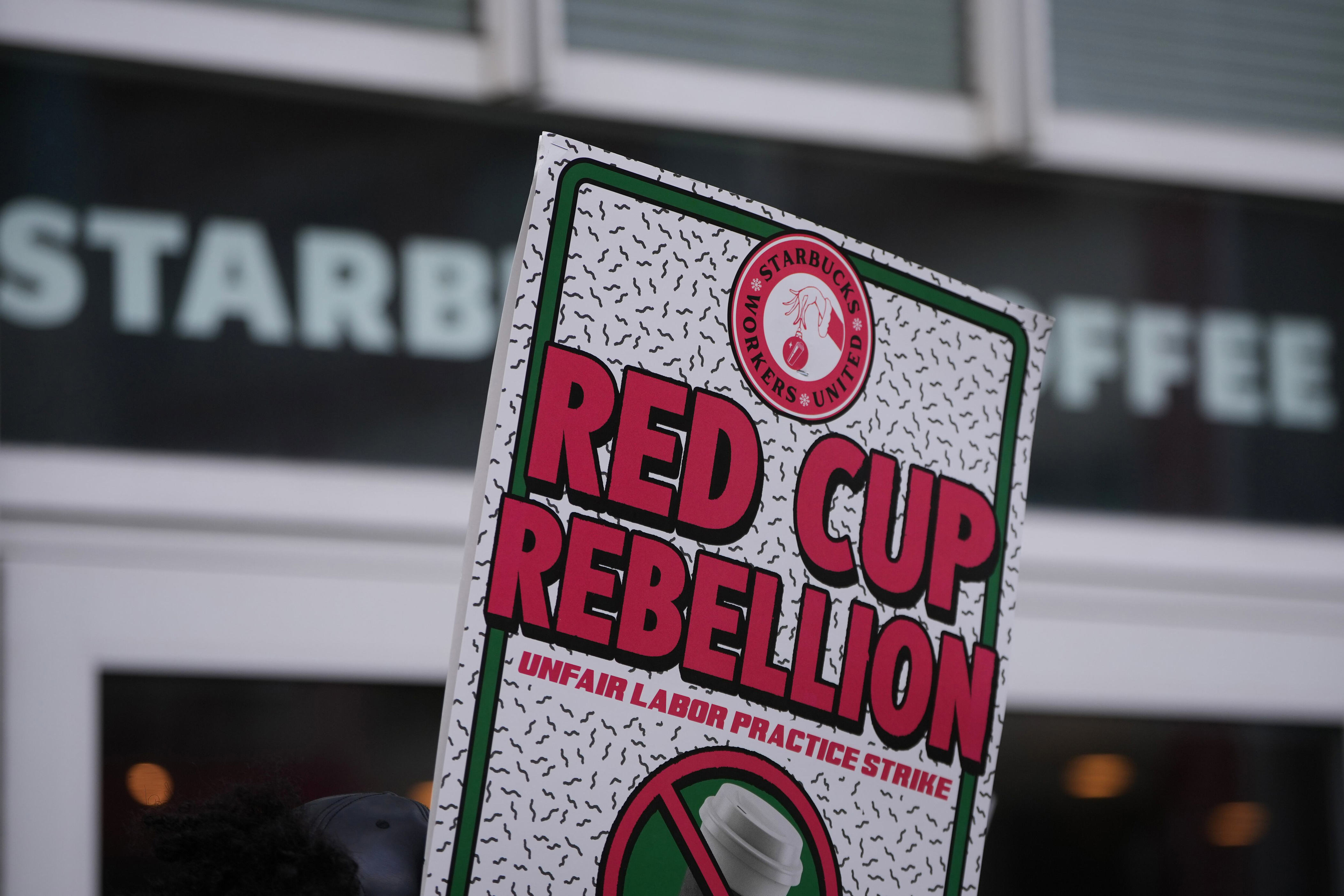 Unionized Starbucks workers hit the picket line in Seattle