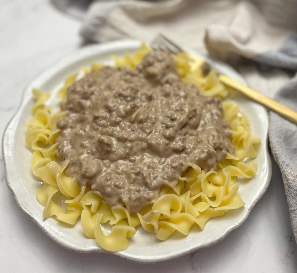 Ground Beef Stroganoff