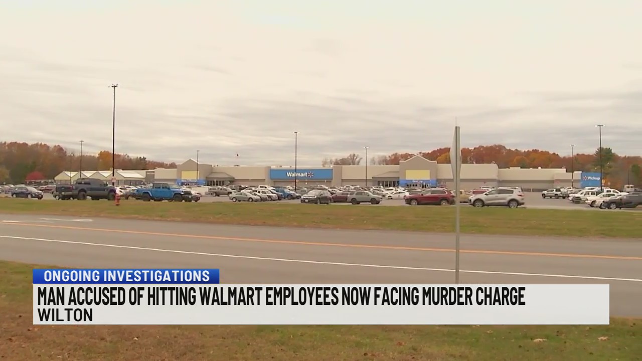 Man accused of hitting 2 with car at Wilton Walmart now charged with murder