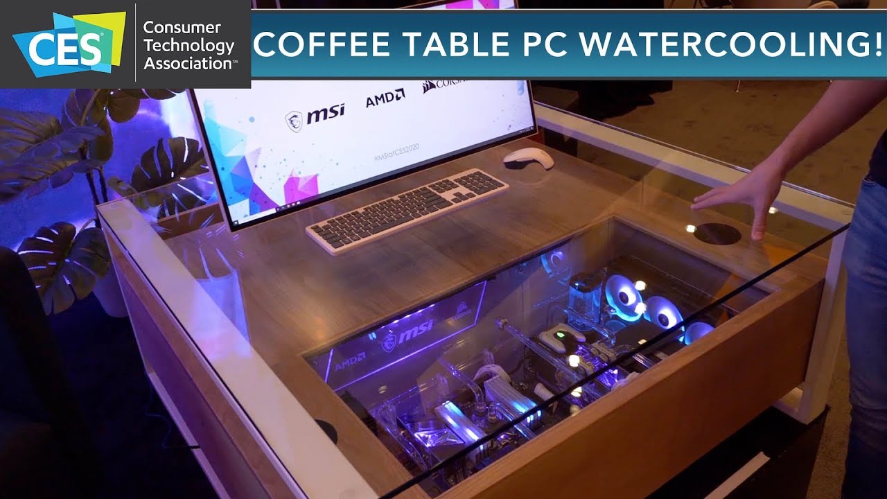 CES 2020: The coffee table watercooled PC and more!