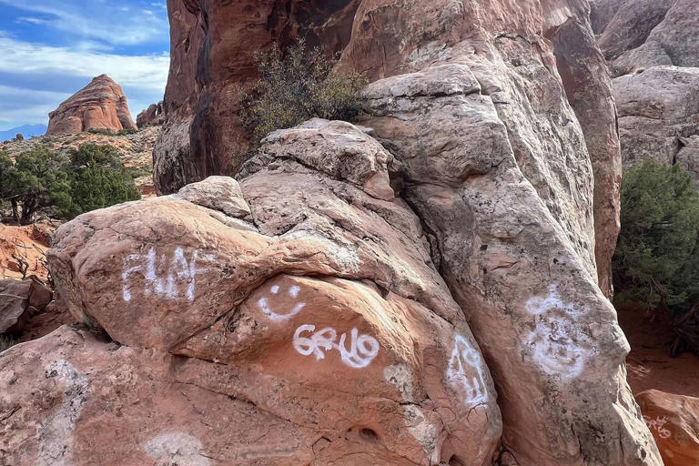 Graffiti, vandalism at a Utah national park shocks visitors
