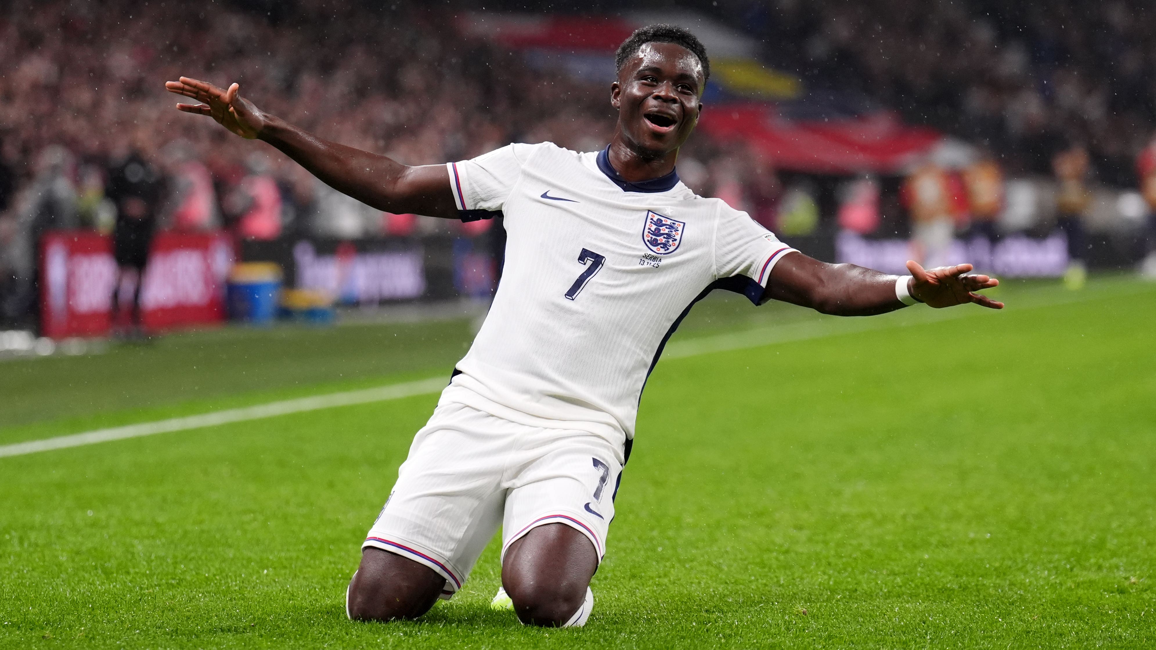 England beat Serbia to maintain 100 per cent World Cup qualifying record