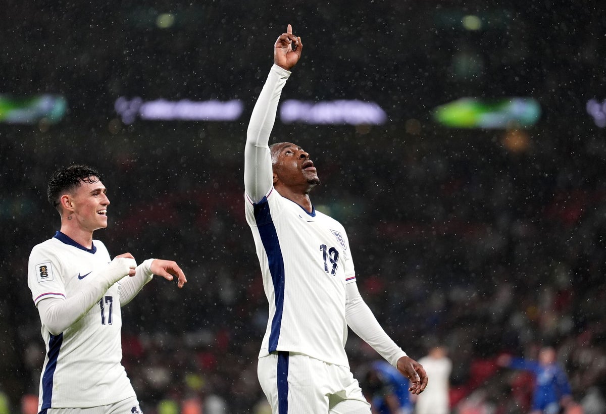 Saka and Eze score as England beat Serbia in World Cup qualifiying