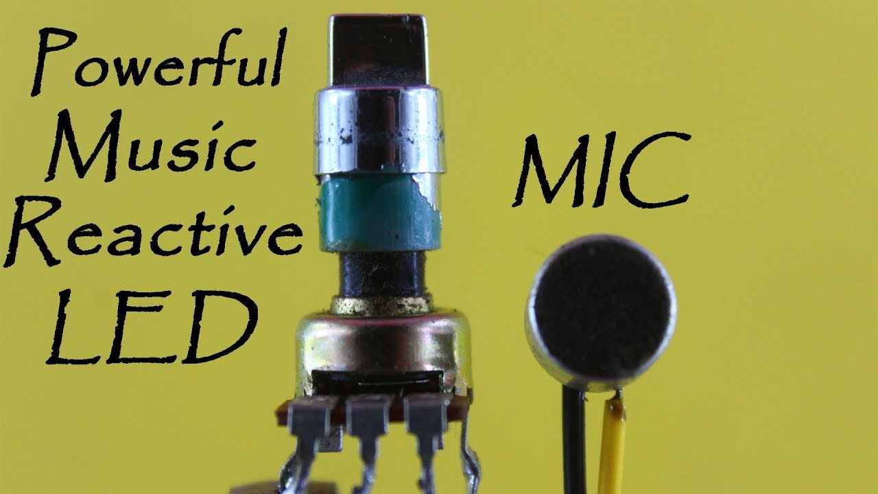 How to make powerful music reactive LED strip circuit