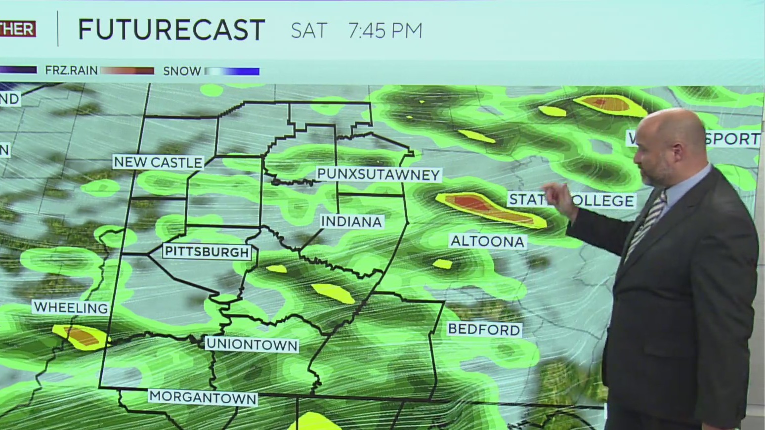 KDKA-TV Evening Forecast (11/13)