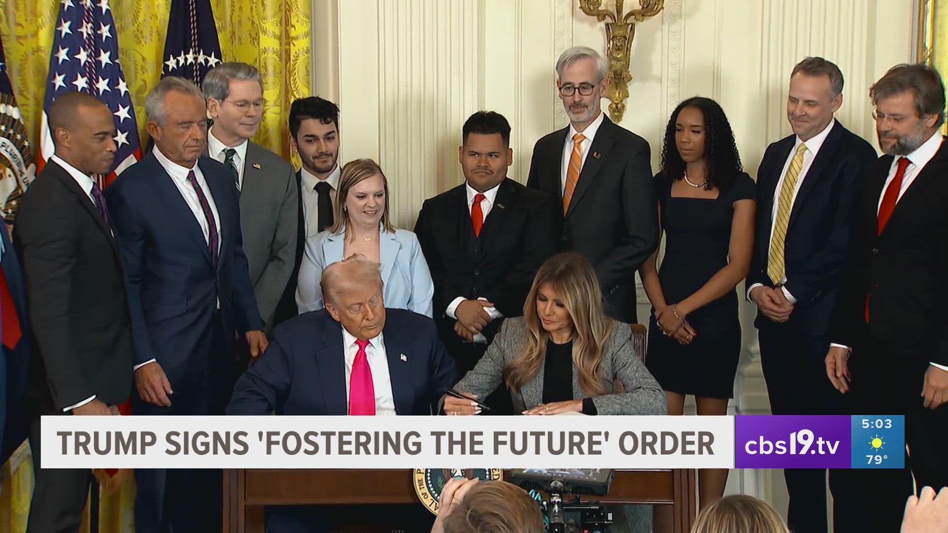 President Trump signs order to provide resources for transitioning from ...