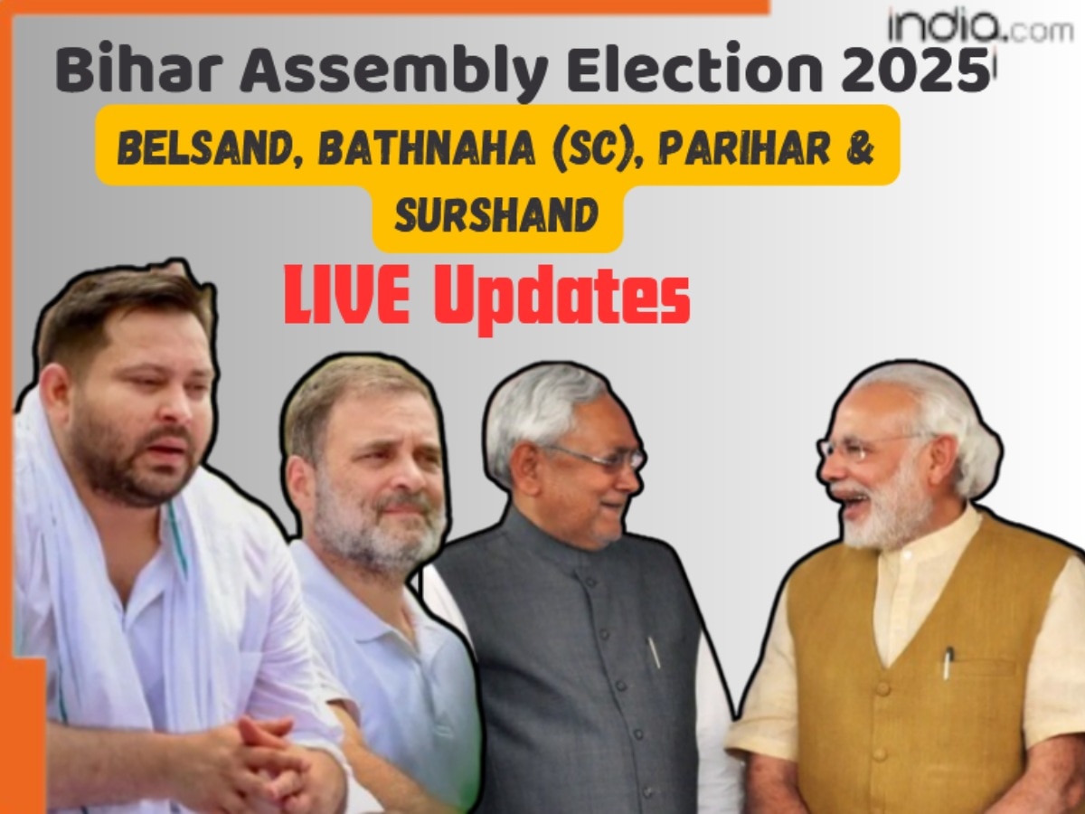 Bihar Assembly Election 2025 LIVE: Belsand, Bathnaha (SC), Parihar ...