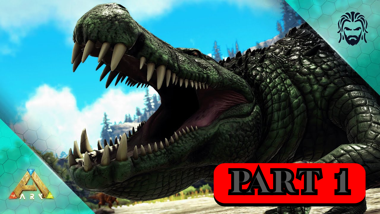 Taming The Terrifying Deinosuchus In Ark Caballus E32 Part 1