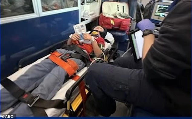 Boy, 8, is left bloodied and blue after CEILING collapses on him at ...