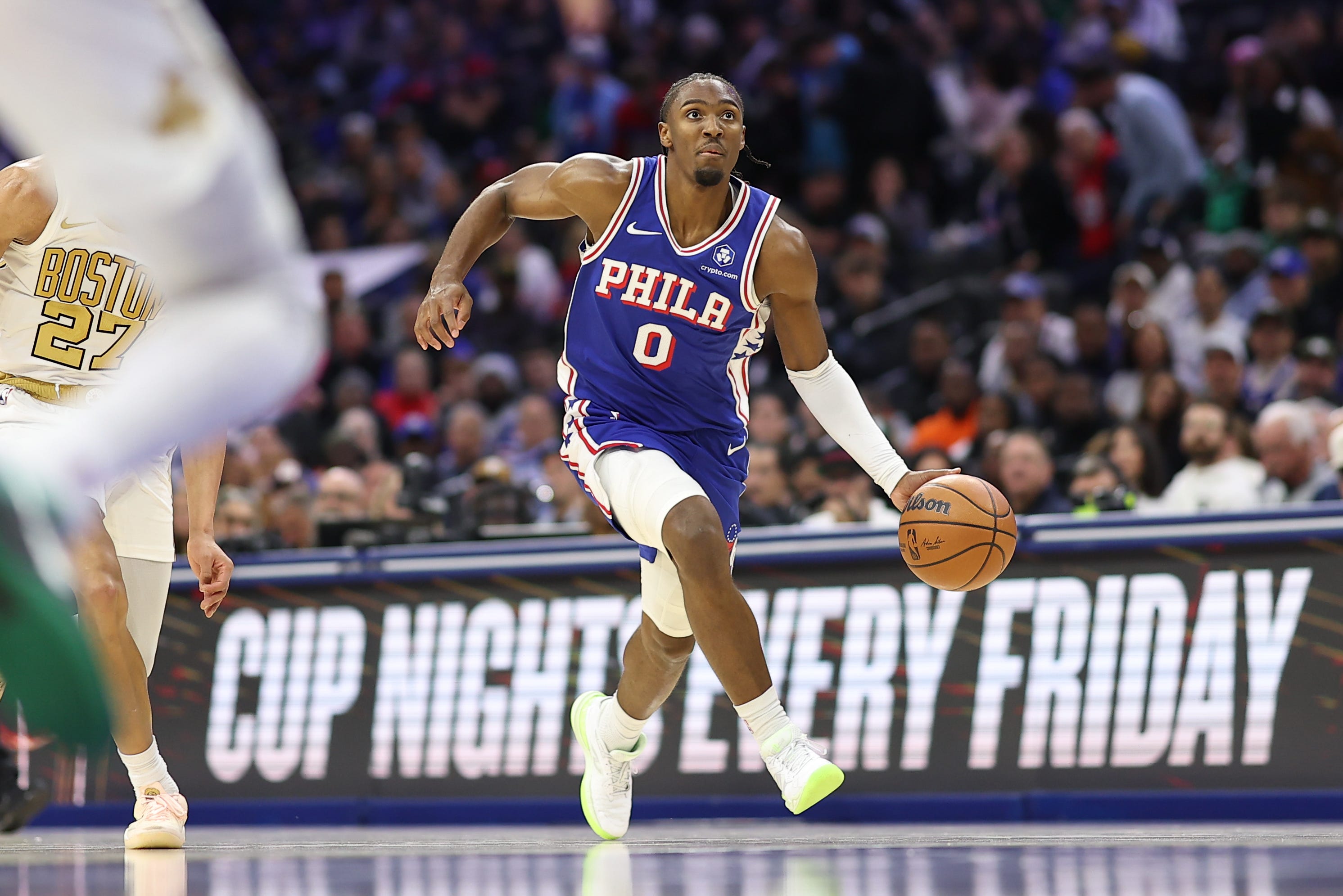 Sixers' Tyrese Maxey addresses 3rd quarter issues, winning close games