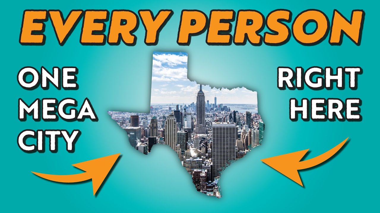 What a Mega-City of Every American Would Look Like