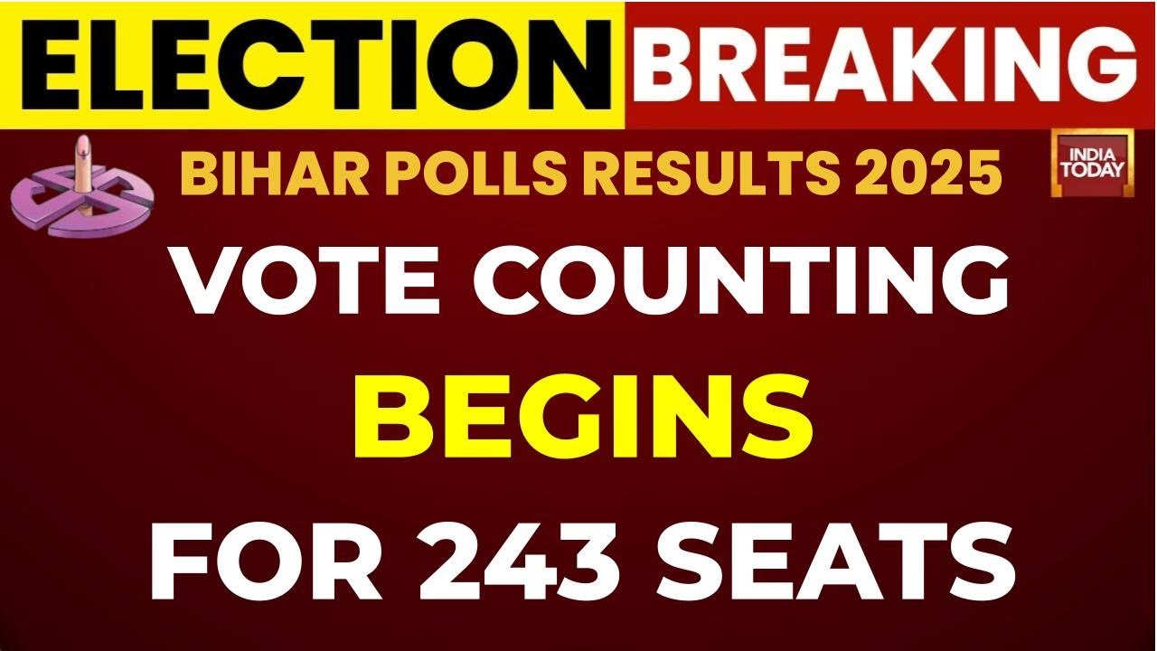 Bihar Election Results 2025: Counting Begins For 243 Seats; High-Stakes ...