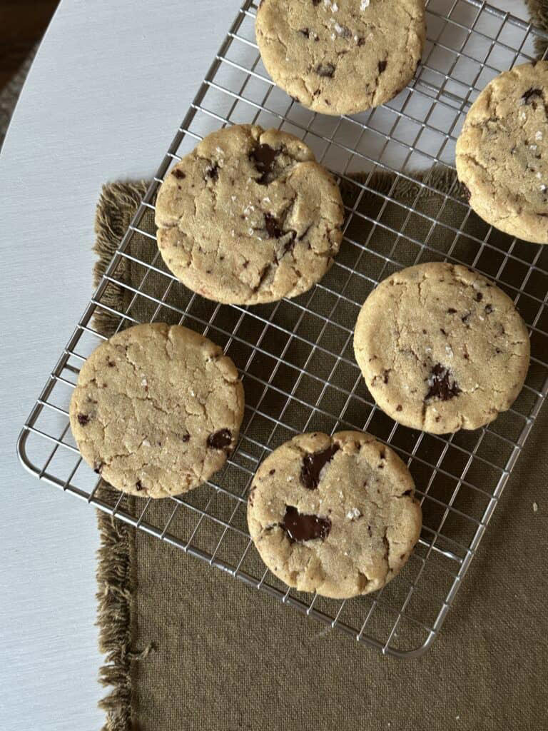 Tahini Chocolate Chunk Cookies